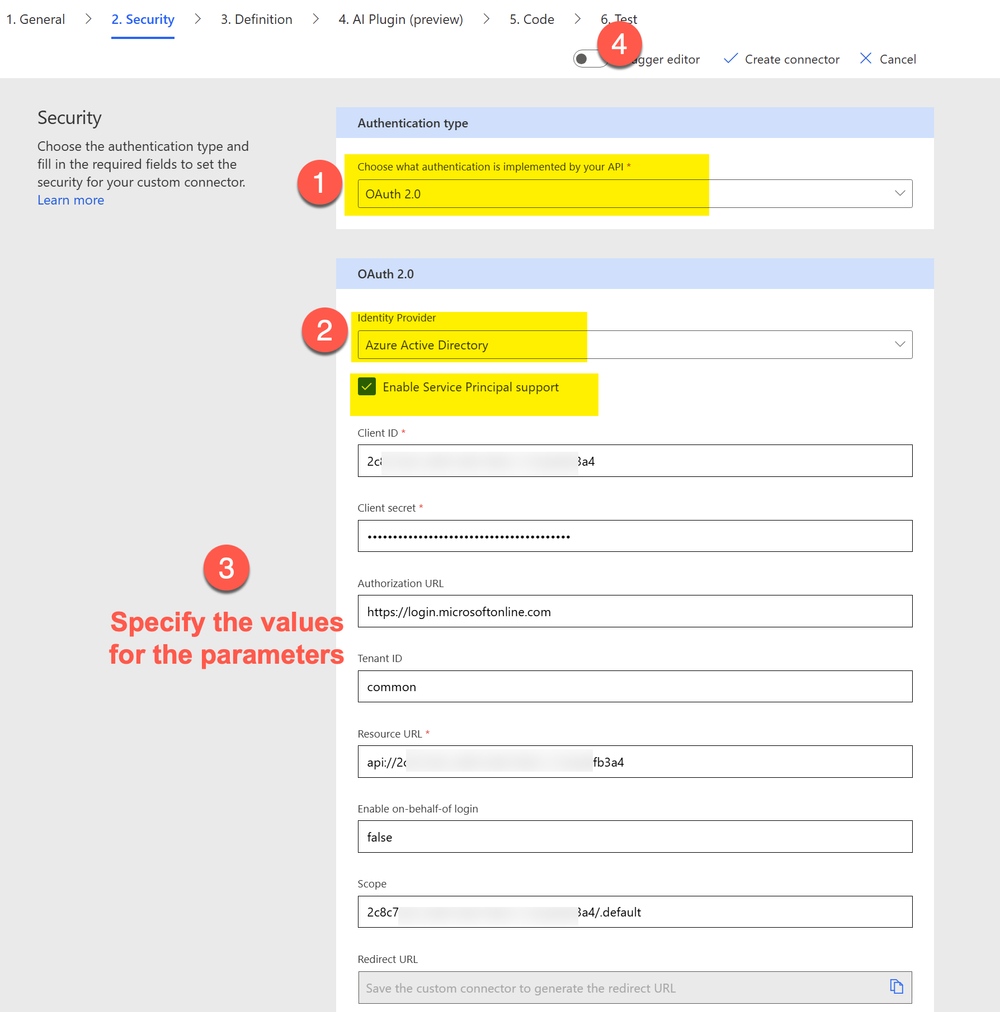 Create a Custom Connector in the Power Platform Using OAuth 2.0 Service ...