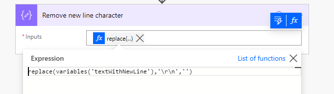 Power Automate Easily Replace New Line In Flow Expression